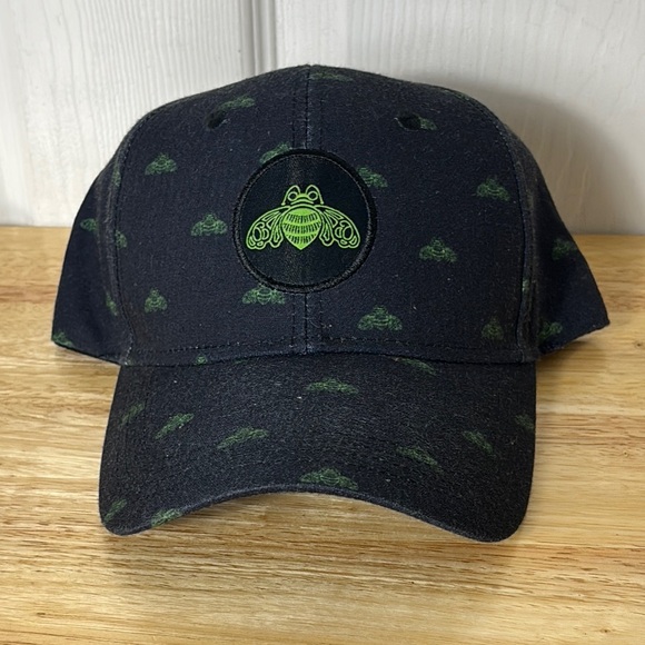 AHEAD | Accessories | New Tequila Patron Black Green Bee Logo Patterned ...